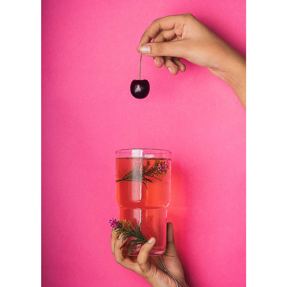 LEMONSODA Modern Iced Coffee Glasses - Stackable Crystal Clear Cups For Any Drink - Water, Coffee, Tea, Expresso, Smoothies - Quality Glassware - Dishwasher Safe - Housewarming Gifts (Set of 6-21oz)