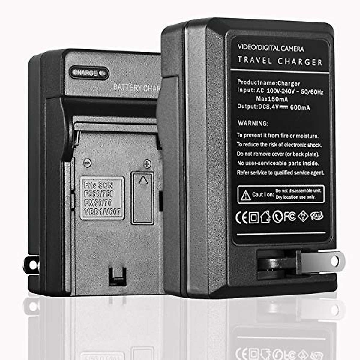 GVM 2 Pack NP-F750/770 4400mAh Batteries with Travel Chargers for NP-F975, NP-F960, NP-F950, NP-F930, NP-F770, NP-F750, NP-F550, DCR, DSR, HDR, FDR, HVR, HVL and LED Light