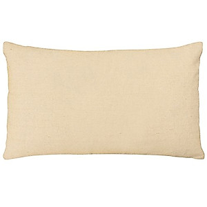 Laura Ashley LAP008366 Decorative Pillow, 1 Count (Pack of 1), Beige/White