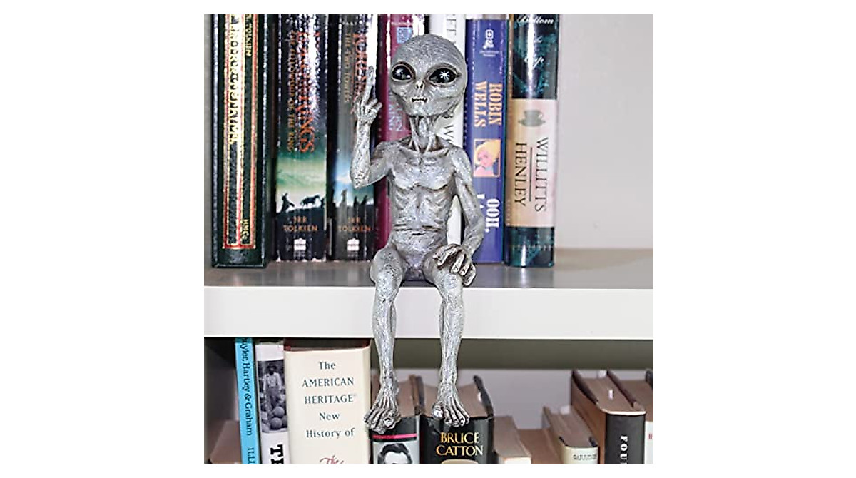 Rude Alien Statue: Funny Home & Garden Decor & Gifts