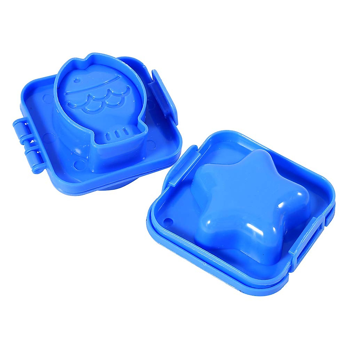 Diy Cartoon Egg 6pcs Cute Style Fish Car Heart Shape Egg Sushi Eggs Cute Mould Pan Cooking Rice Food Grade Cartoon For Kids