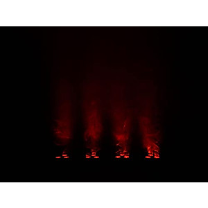 Rockville 4 Pack Mini RF3 Bright DJ Par Up Lights+Bag+RF Remotes+Wireless DMX, Silver