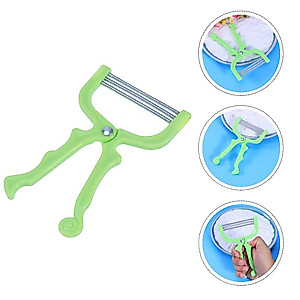 2Pcs Manual Facial Hair Removers Women Face Threaders Epilators Upper Lip Chin Cheeks Neck Portable Beauty Tools for Women (Green)