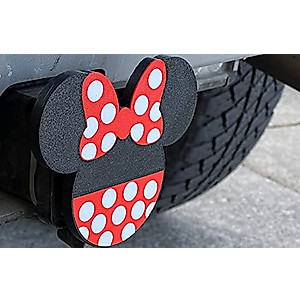 Minnie Mouse Cookie Trailer Hitch Cover, Rugged Plastic, Fits 2"