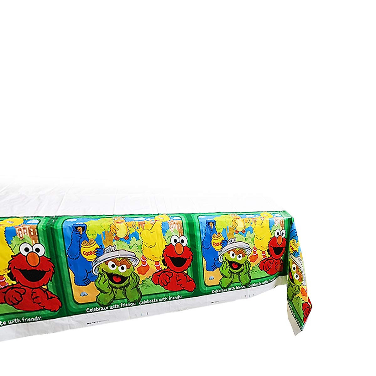 Sesame Stre Themed Party Supplies, 20 Plates, 20 Napkins and 1 Tablecloth.