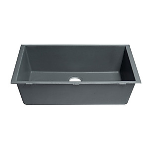 ALFI brand AB3322UM-T Kitchen Sink, Titanium