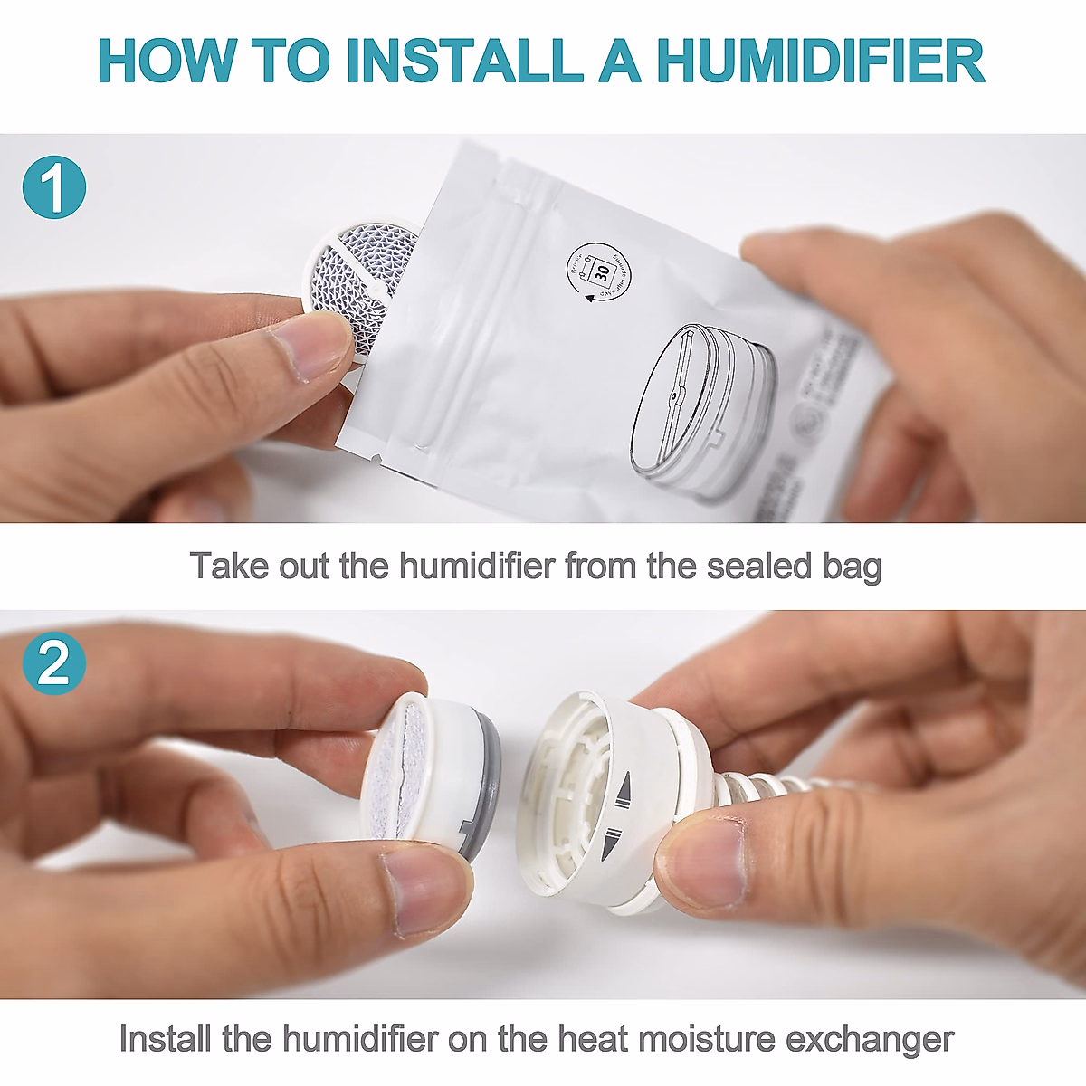 12PCS Humi Dx(Plus) Supplies Compatible with AirMini, Humidifier Accessories Compatible with AirMini and N20 Connector, Relief The Problem of Dryness, Included Humidifier ONLY, Plus