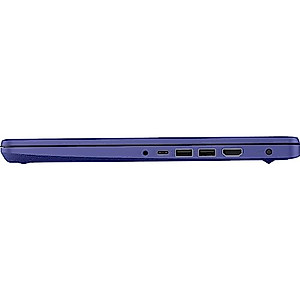 HP Portable Laptop, Student and Business, 14" HD Display, Intel Quad-Core N4120, 16GB DDR4 RAM, 64GB eMMC, 1 Year Office 365, Webcam, SD Card Reader, HDMI, Wi-Fi, Windows 11 Home, Blue, KKE Mousepad