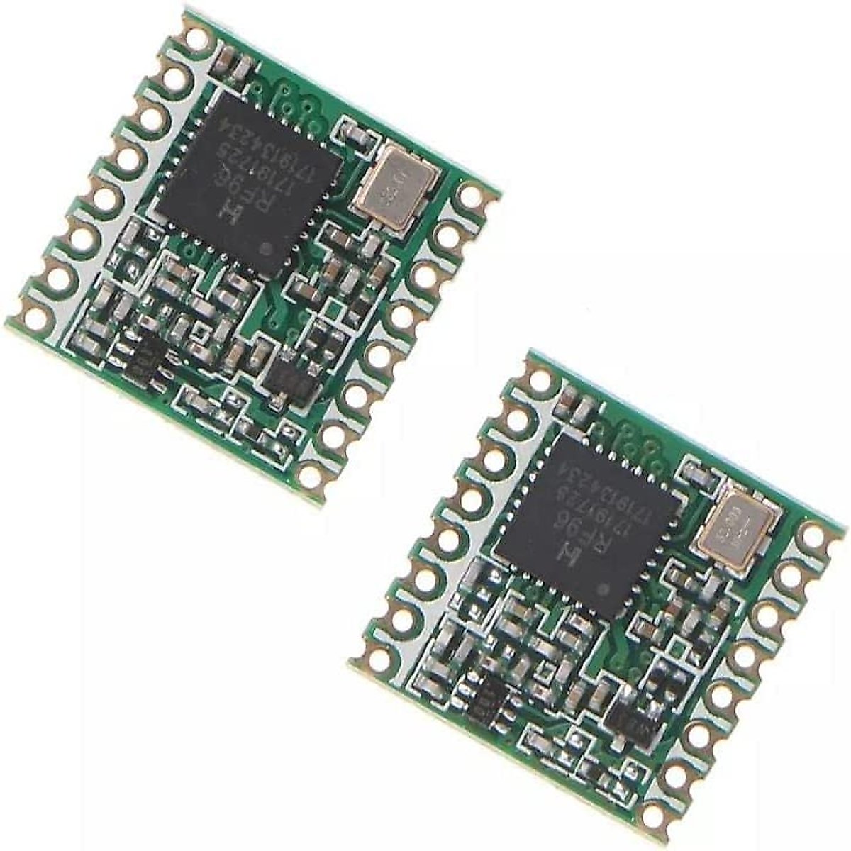 Lubeby Smart HopeRF Original sx1276 Based RF Module, LoRa1276 RFM95W 915Mhz Lora Ultra Long Range Transceiver (RFM95W (915MHz) * 2 PCS)