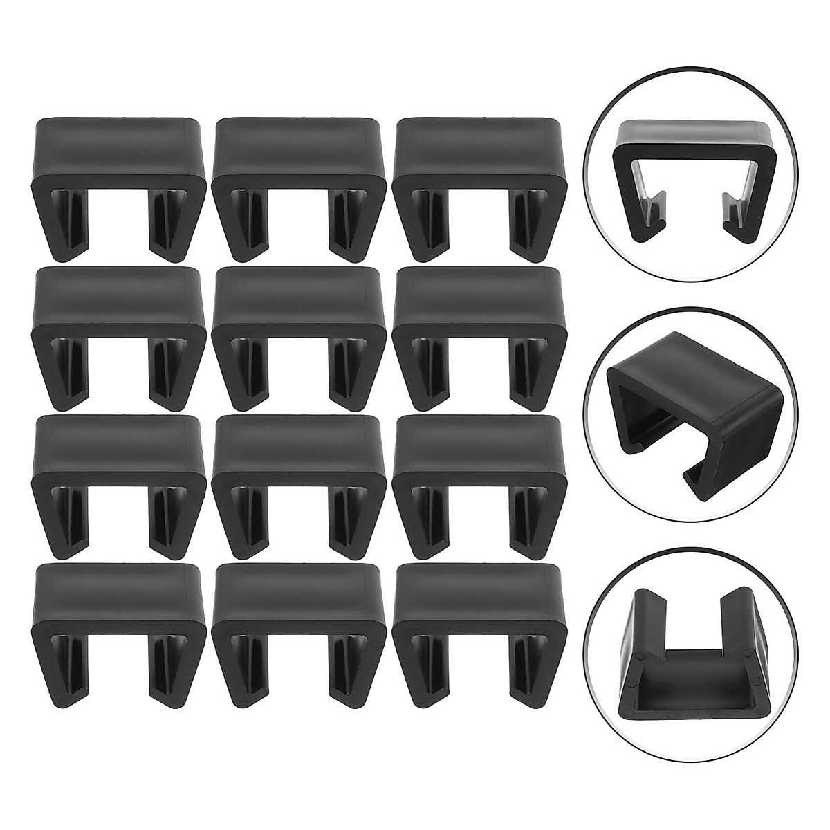 GANAZONO 12Pcs Sofa Card Slot Garden Furniture Clips sectional Sofa Fasteners Wicker Chair Fasteners Chair Couch Clip Rattan Furniture Clamps Sofa Clamps Rattan Sofa pp Rattan Chair Module