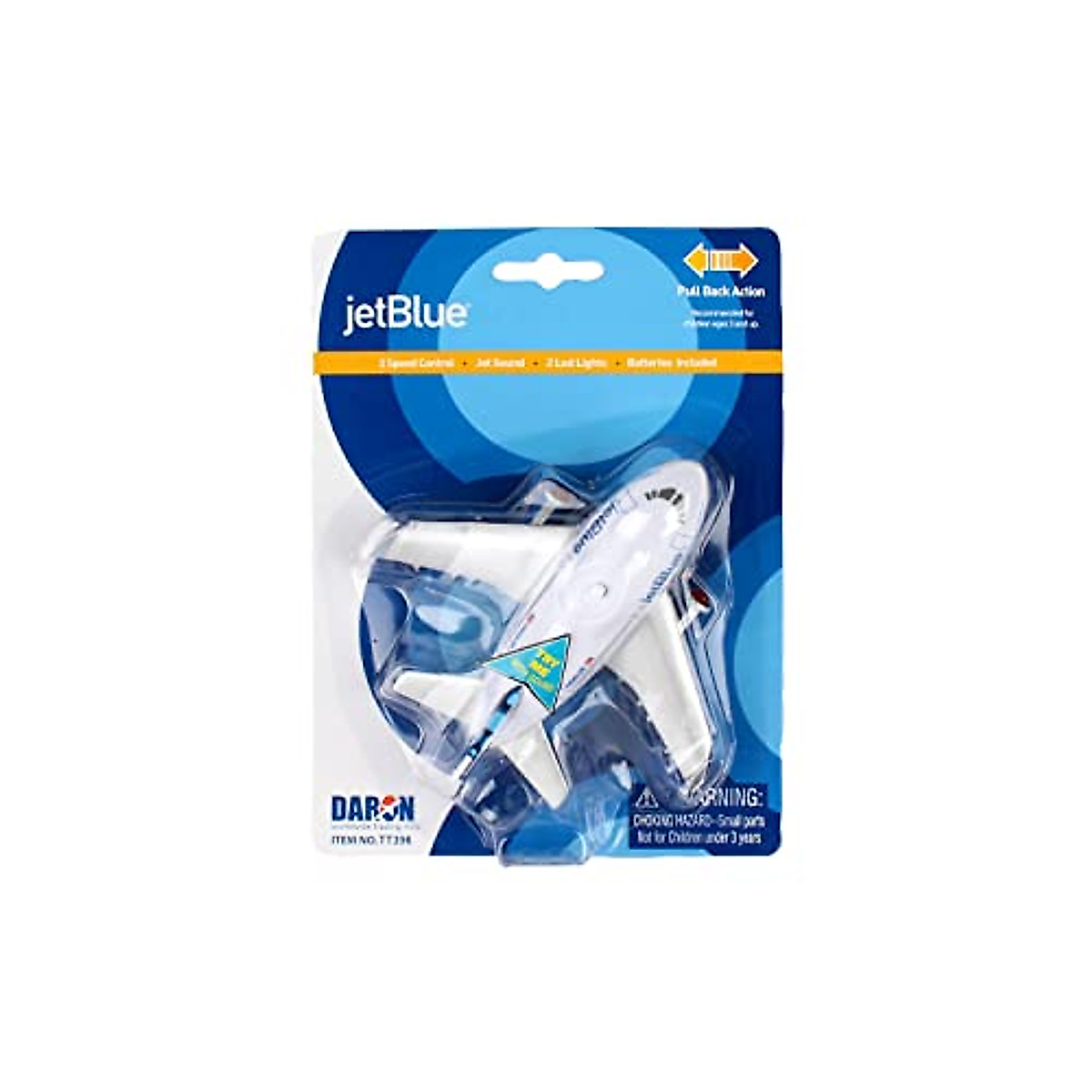 Daron Jetblue Airways Pullback Toy with Lights and Sound