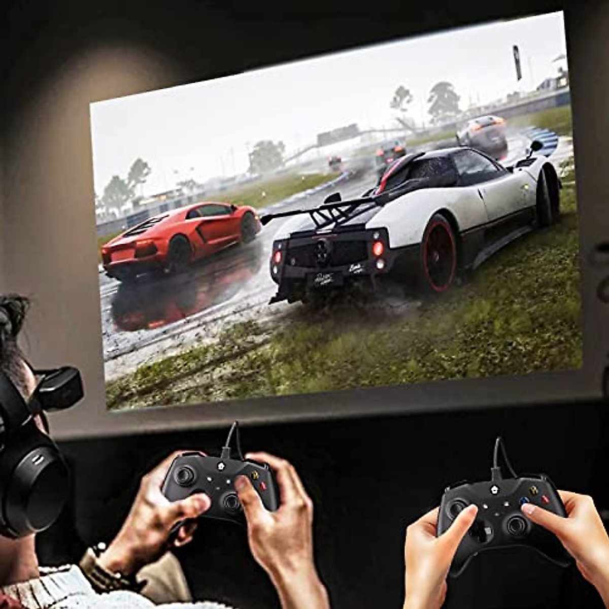 YUYIU 【Upgraded Wired Controller for Xbox Series X|S, Xbox One, Windows 10 and above, PC Controller with 3.5 mm Audio Jack, Black