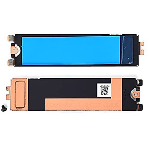 Slot 2 M.2 SSD Hard Drive Heatsink Cover with Thermal for Dell XPS 15 9520 9510 9500, Dell XPS 15 9520 9510 SSD Heatsink P/N: 04TW9C 4TW9C 3JJDG 03JJDG, for SSD-R