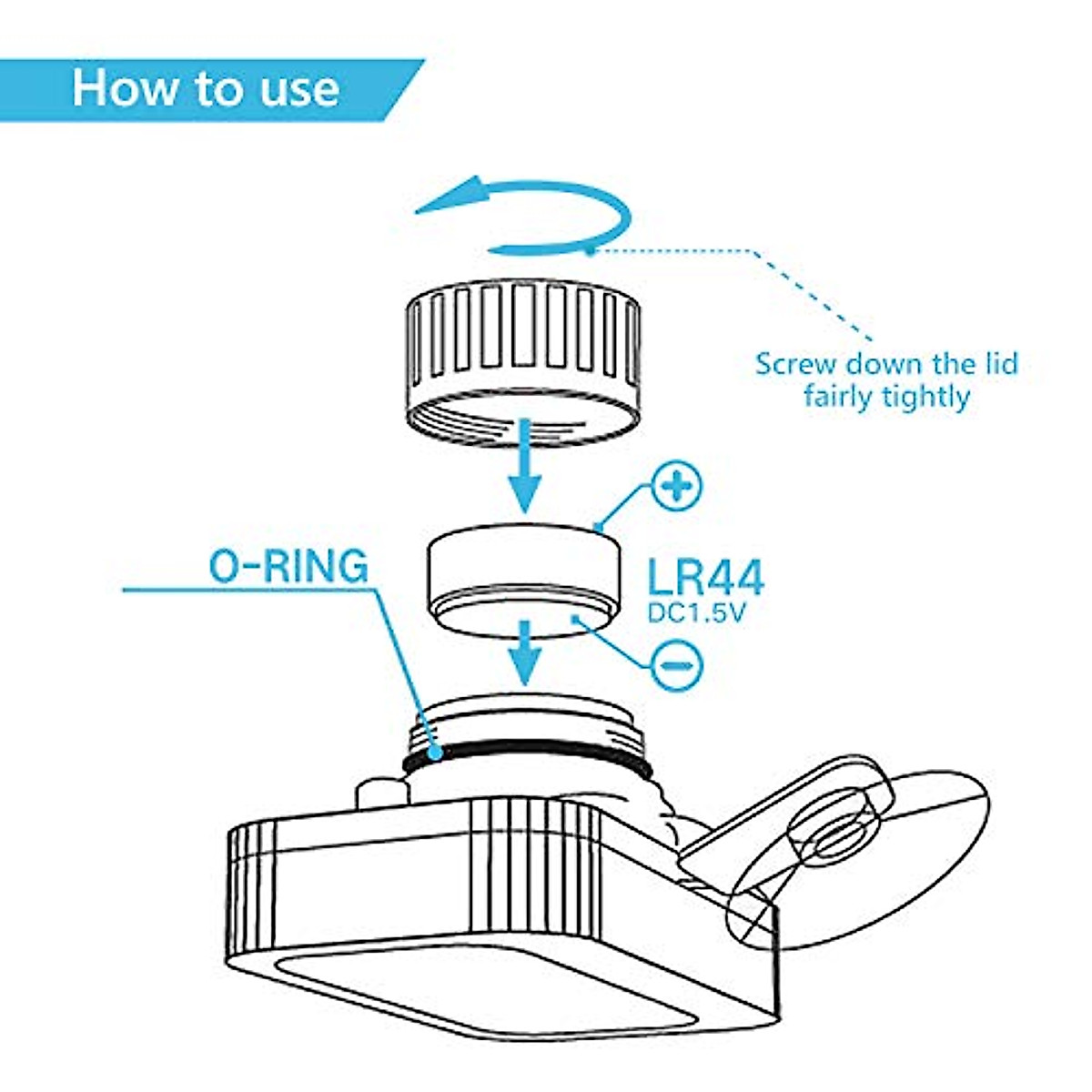 Aquarium Thermometer LCD Digital Waterproof Thermometer with Suction Cup Fish Tank Water Temperature for Fish Like Betta