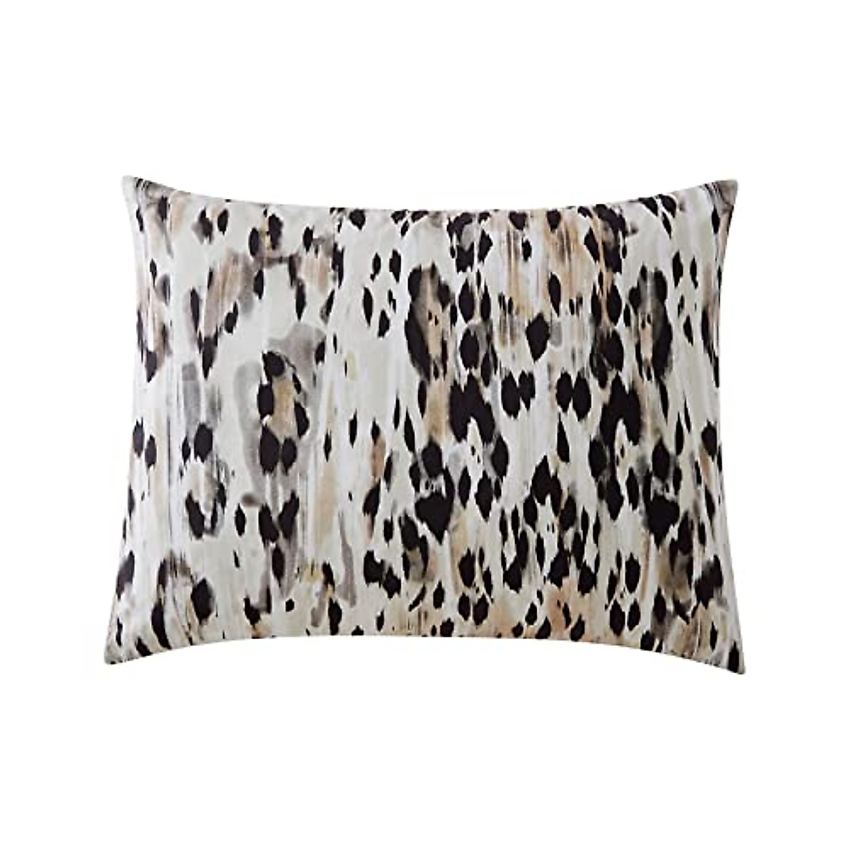 Kenneth Cole New York - Queen Duvet Cover Set, Cotton Reversible Bedding with Matching Shams, Modern Home Décor (Abstract Leopard Brown, Queen)