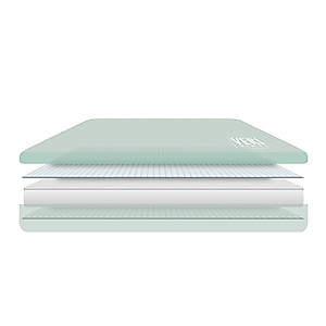 Veri Vinyl Foam Waterproof Camp Mattress - Stain Resistant, Camping, Shelter, RV, Dorm, Incontinence Mattress… (30" x 74" x 4")