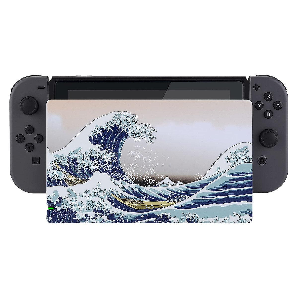 PlayVital The Great Wave Custom Dock Cover for Nintendo Switch, Dust Anti Scratch PC Hard Faceplate Shell Cover for Nintendo Switch Charging Dock - Dock NOT Included
