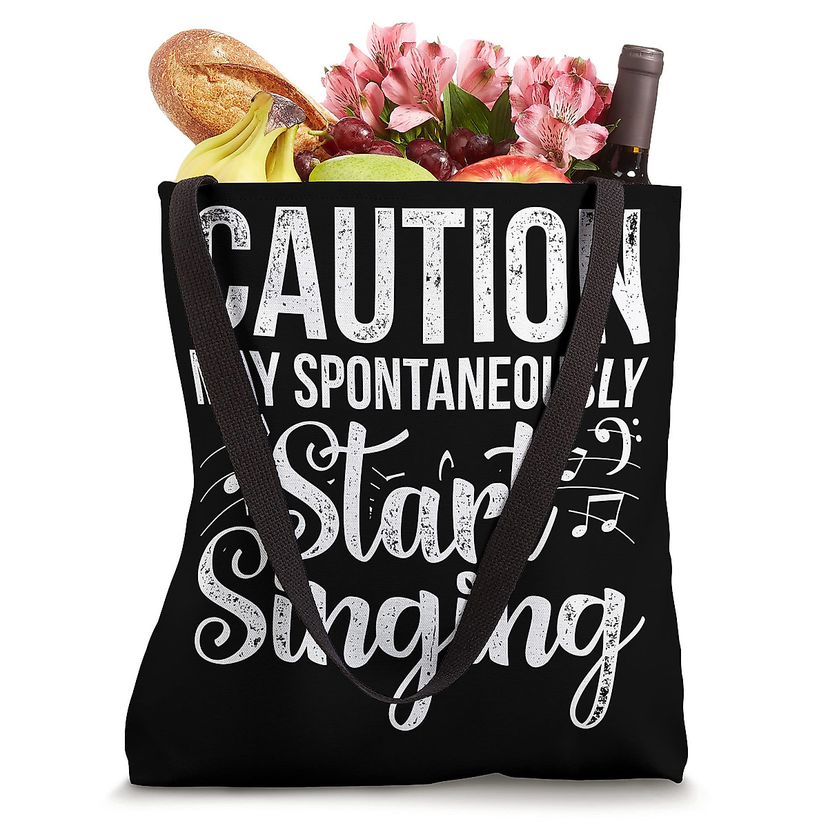 Funny Broadway Singer Theater Scene Rehearsal Actor Musicals Tote Bag