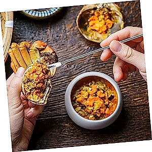 DOITOOL 1 Set Crab Eating Tool Oyster Crackers Stainless Steel Bottle Opener Stainless Steel Scissors Crab Leg Seafood Forks Picks Crab Legs Opener Stainless Steel Tools Crab Scoop Crusher