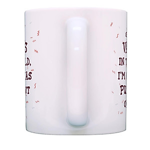 Gifts For Mom From Son Of All The V's In The World I'm Glad I Was Pushed Out Of Yours 11oz Ceramic Coffee Mug White