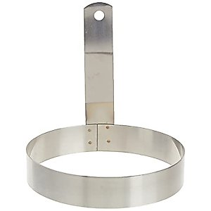 Winco 5-Inch Round Egg Ring, Medium, Stainless Steel