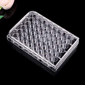 UKCOCO Plastic Premium Culture Plate 48 Well Cell Culture Plate for Lab