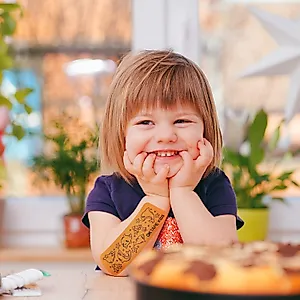 OK TAPE Kid Tape Hypoallergenic Sport Kinesiology Tape Designed for Kid&Teenage Sensitive Skin Precut Tape for Sports Supply，Easy Removal No Harm to Skin, 5.9 Inches 32 Strips 1 Roll, Green