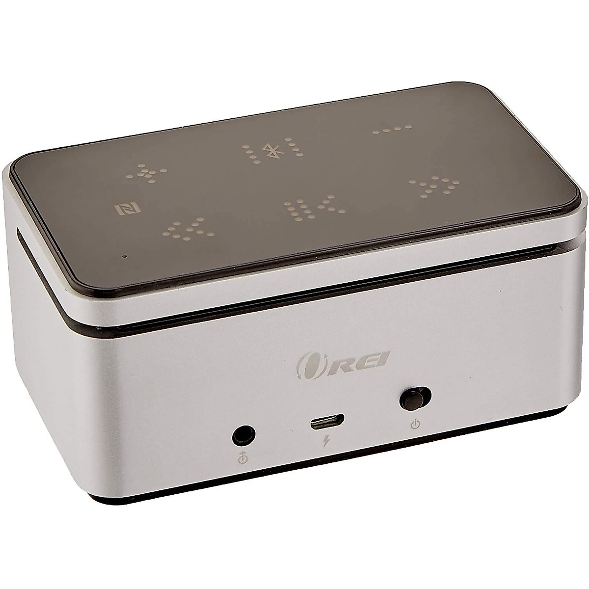 OREI Diamond Enhanced Bass NFC Bluetooth 4.0 Wireless Speaker, Powerful Sound, Built in Mic, Aluminum Body, Touch Panel & Compact Size