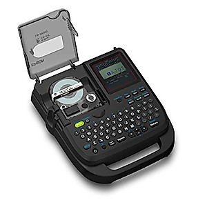 LABELWORKS Epson LW-PX350 Industrial Label Maker Kit for Home and Office - Complete Kit with Accessories - Shrink Tube, Sticker Labels, and Magnetic Tape Compatible, Portable Handheld Label Printer