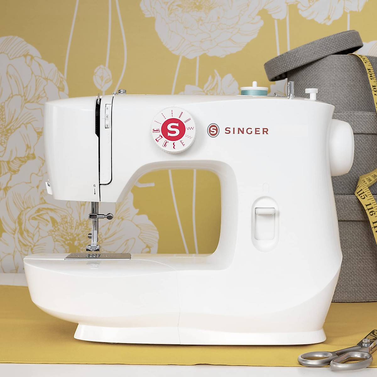 SINGER | MX60 Sewing Machine With Accessory Kit & Foot Pedal - 57 Stitch Applications - Simple & Great for Beginners