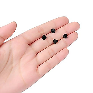 uxcell Rubber Dust Plug, 3.5mm Anti-Dust Headphone Jack Dust Plug Dust Cap for Mobile Phone Laptop Desktop Computer 15pcs Black