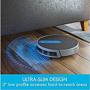 Kenmore 31510 Robot Vacuum Cleaner 1800Pa Suction 3" Slim Quiet Self-Charging Robotic Vacuum with Stair Sensor,Spot Cleaning, Boundary Strips Works with Alexa for Pet Hair, Hardwood Floors, Carpet
