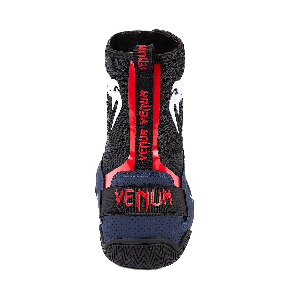Venum Elite Boxing Shoes - Navy/Black/Red