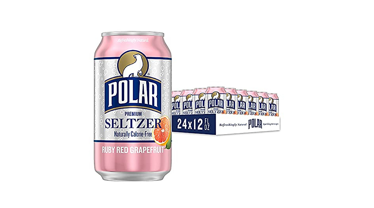 Polar Seltzer Water Ruby Red Grapefruit - 24 Pack