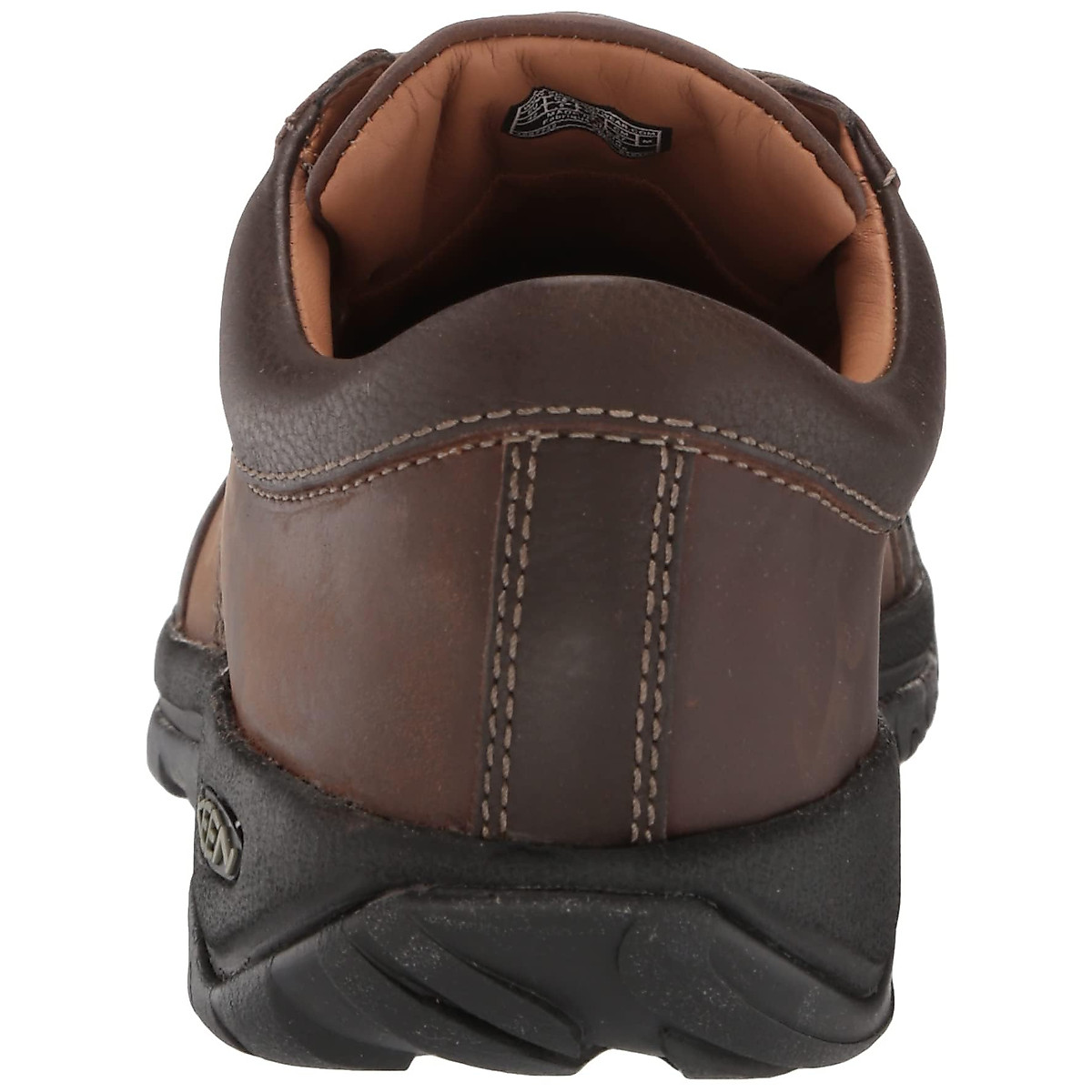 KEEN Men's Austin Low Height Leather Oxfords, Chocolate Brown, 11