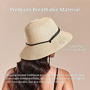 Joywant Womens Sun Hats Lanyard UPF 50+ Beach Hats for Women