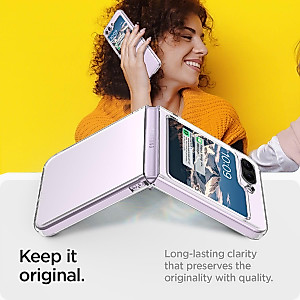 AICase for Samsung Galaxy Z Flip 5 Case Clear, [Anti-Yellow] Ultra-thin Slim Fit Transparent Hard PC Phone Case for Samsung Flip 5 5G