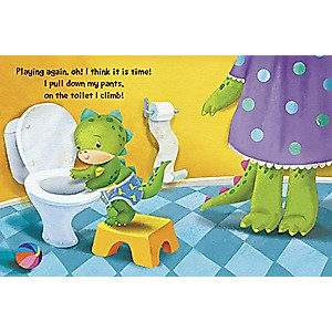 Pottysaurus - Children's Padded Board Book - Potty Training