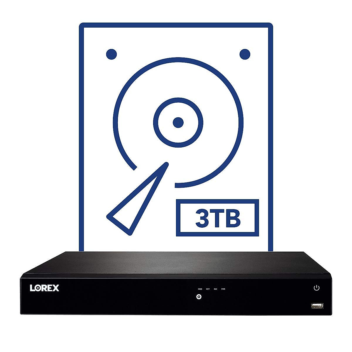 Lorex 4K Security Camera System, Fusion 16-Channel 3TB NVR with 8 Indoor/Outdoor Wired IP POE Metal Smart Deterrence Cameras, Motion Detection