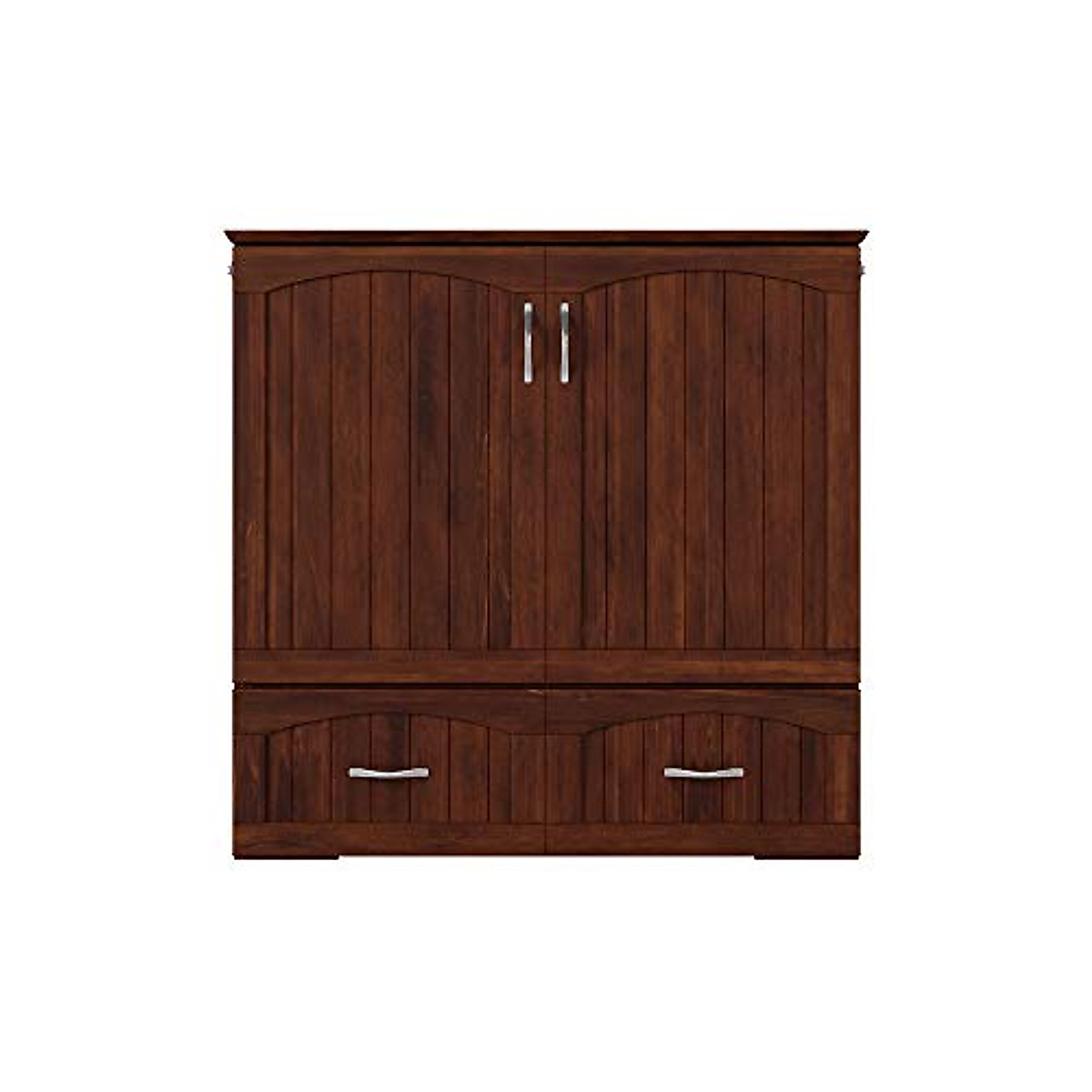 AFI Southampton Murphy Bed Chest with Charging Station, Twin XL, Walnut