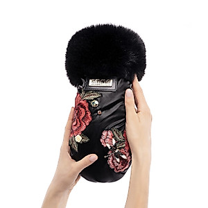 Warm Muff Stroller Gloves, Wind and Watert-Resistant, with Universal Fit, Kids Baby Pram Stroller Accessory, Anti-Freeze Gloves, Best for Freezing Cold Winter Conditions, Spring Blossom