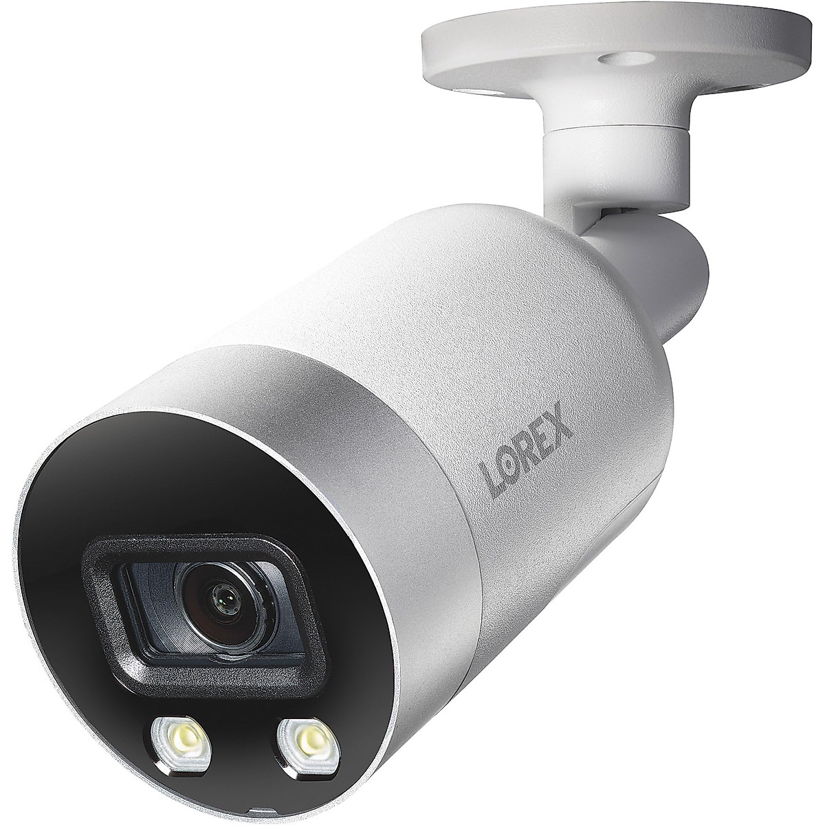 Lorex E891AB-E 4K Ultra HD Smart Deterrence IP Camera with up to 150ft Color Night Vision and 111 Degrees Field of View