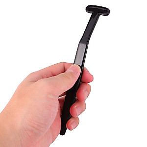 2pcs tongue scraper Tongue Brush Tongue Cleaner Tongue Cleaning Scraper for Fresher Breath in oral tongue cleaner Seconds tongue scraper (Black)