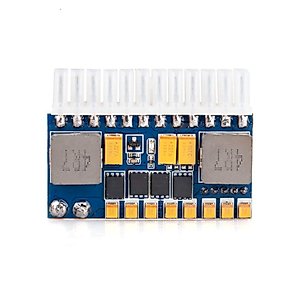 RGEEK 24pin DC ATX PSU 12V DC Input 250W Peak Output Switch DC-DC ATX Pico PSU Mini ITX PC Power