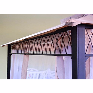 Garden Winds Havenbury Gazebo Replacement Canopy Top Cover - RipLock 500
