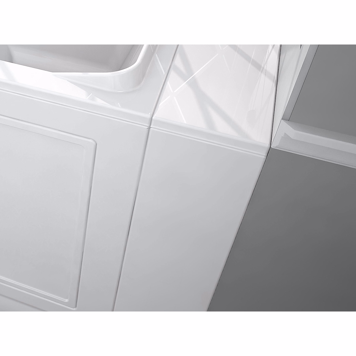 American Standard 3051.119.CLW Acrylic Whirlpool and Air Spa 30"x51" Left Side Door Walk-In Bathtub in White