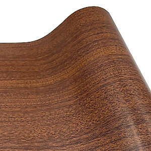 Yifely Minimalist Brown Wood Grain Furniture Paper Self Adhesive Shelf Liner Nightstand Door Sticker 17.7 Inch by 9.8 Feet