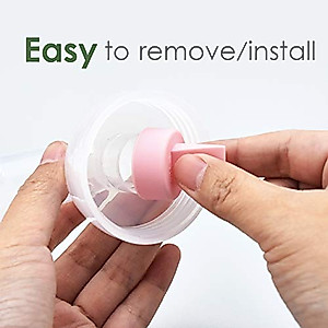 Maymom Pump Part Compatible with Spectra S2 Spectra S1 9 Plus Breastpump Replace Spectra Pump Part Replace Spectra S1 Accessories Spectra Flange Spectra Duckbill Valve (Flange 17mm Pink Valve)