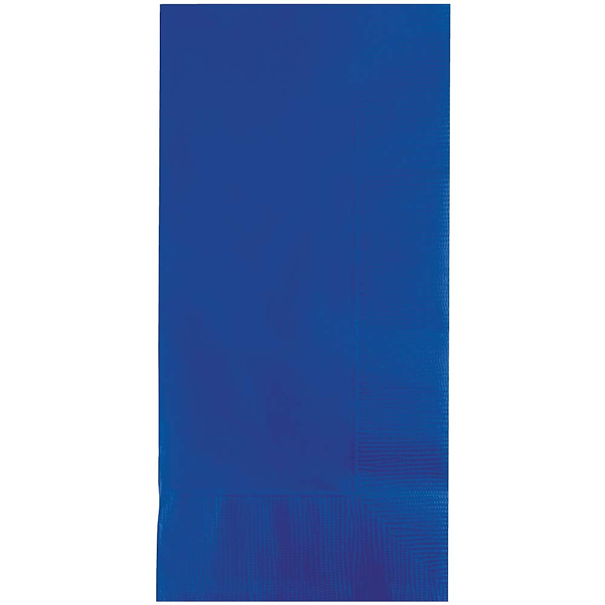 Creative Converting 2-ply Cobalt Paper Dinner Napkin, 8.75" x 8.75", Blue