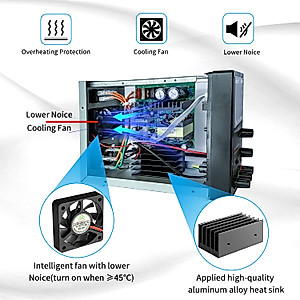 DC Power Supply Variable, Hyelec 30V 5A Adjustable Switching Regulated DC Bench Power Supply with 4 Digits LED Display, Data Hold,Coarse and Fine Adjustment with 110V Alligator Leads